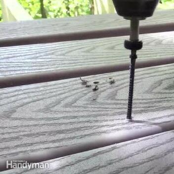 How to install hidden deck fasteners