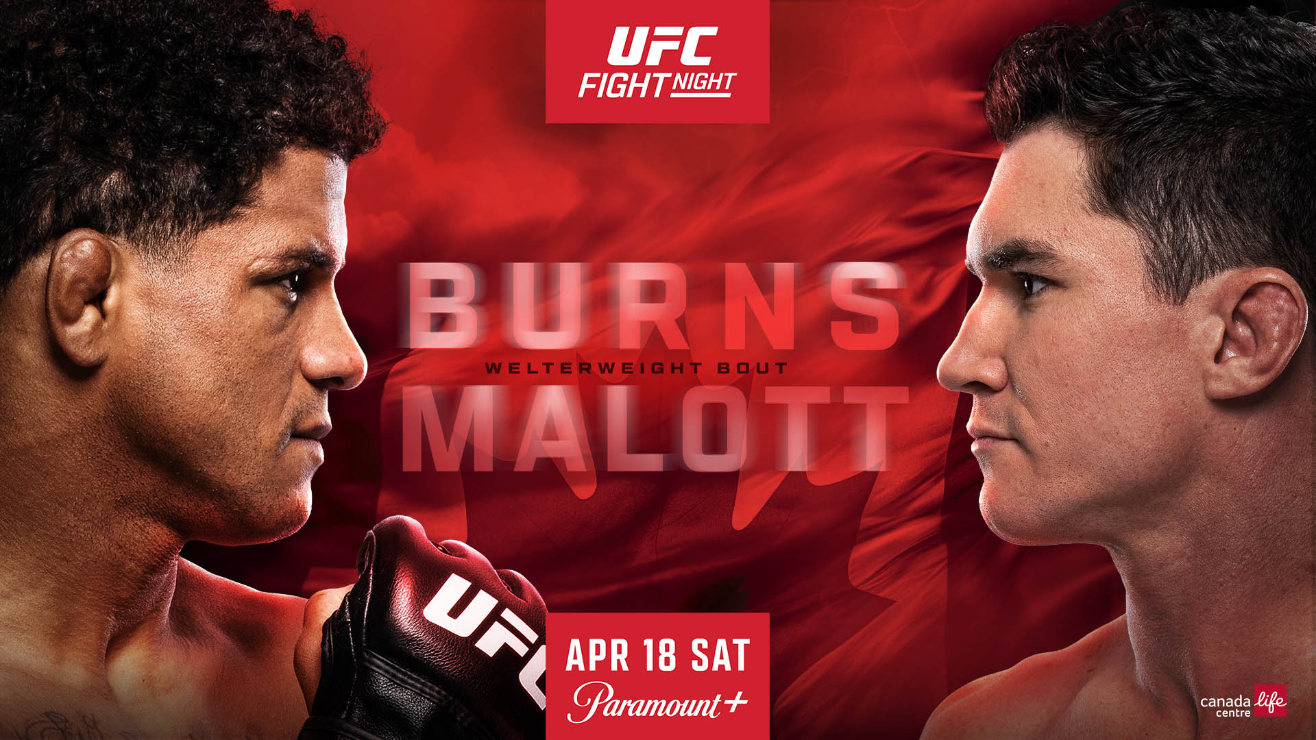 UFC Winnipeg poster may have you seeing Canadian Rubin vase | Burns vs ...