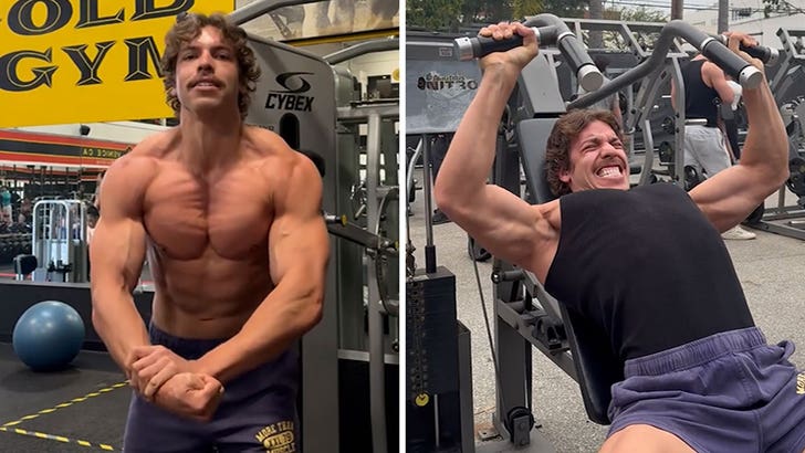 Arnold Schwarzenegger's son Joseph Baena ready to flex in bodybuilding ...