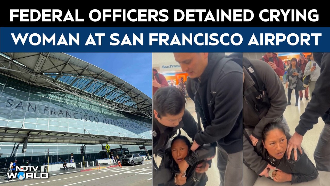 Crying woman detained at San Francisco airport, video sparks backlash