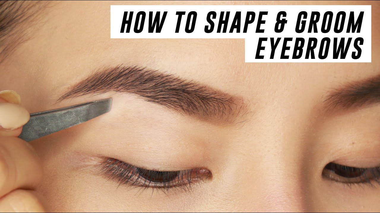 How to shape your eyebrows like a pro!