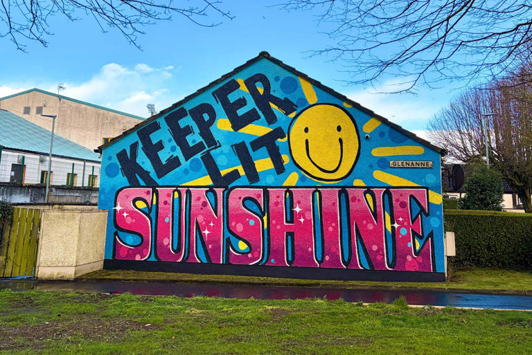 'Keeper Lit Sunshine' iconic Derry artwork transformed by international ...