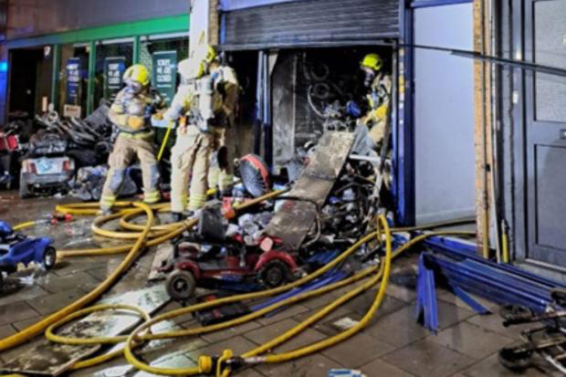 Investigation launched after 'very intense fire' destroys shop in south ...