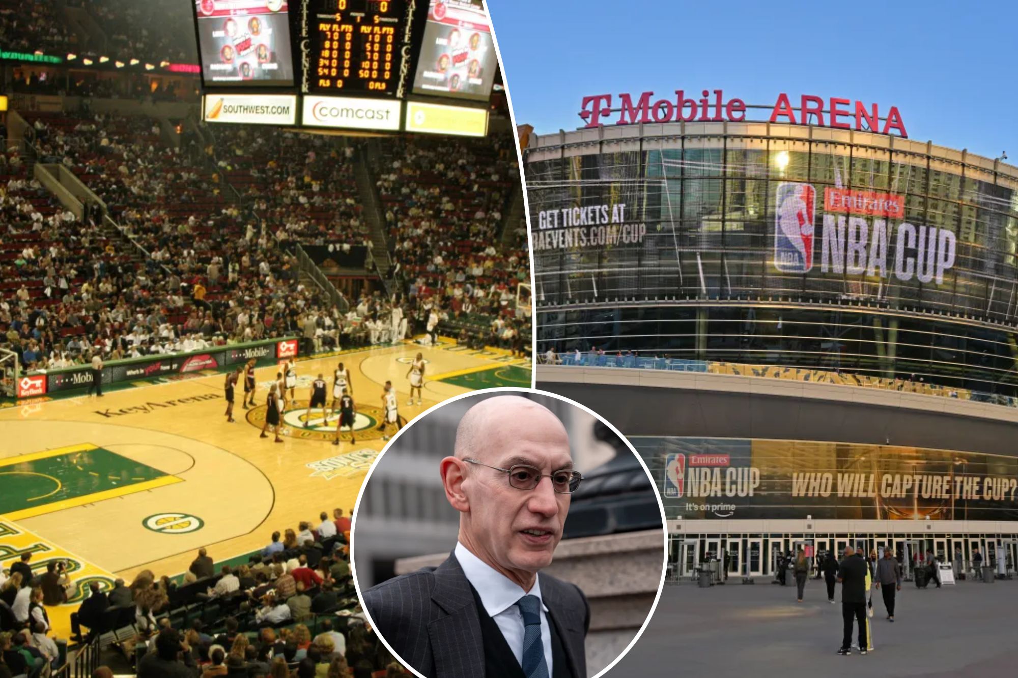 NBA votes to open Seattle, Las Vegas expansion bids in potential $20 ...