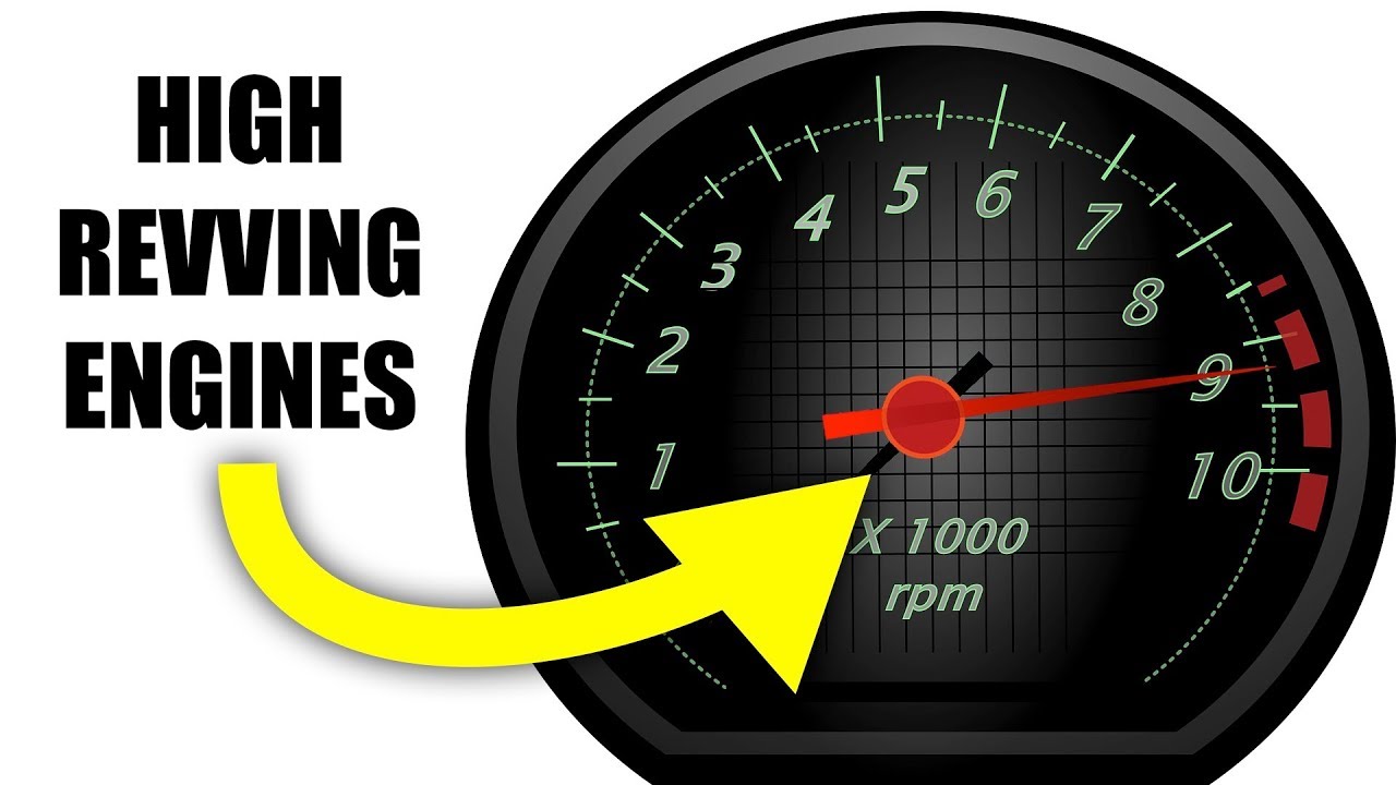 How do some engines rev to 9,000 RPM?