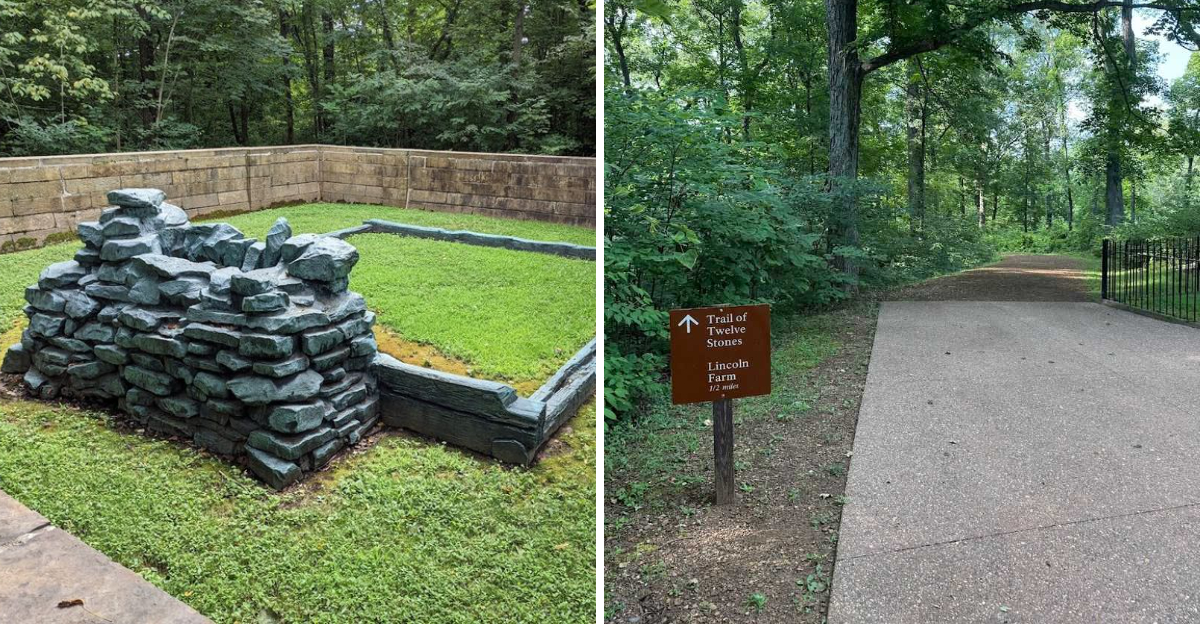This trail in Indiana features twelve historic stones from significant ...