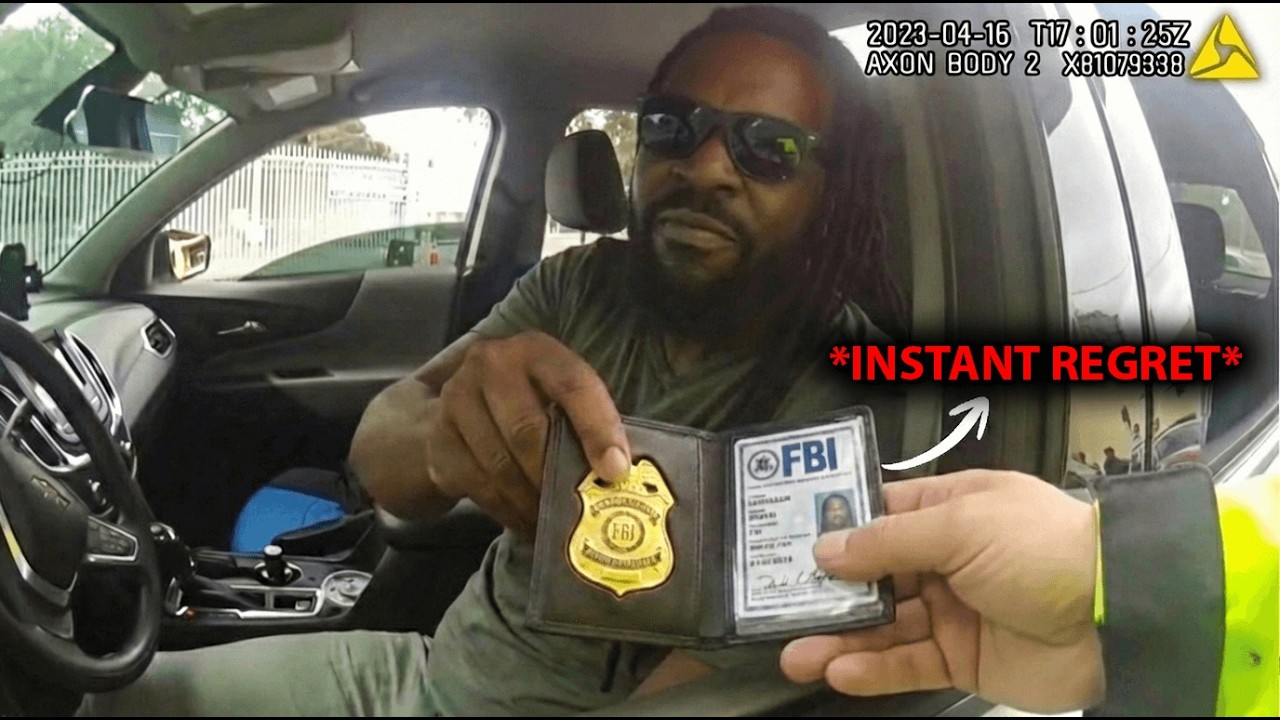 FBI agent turns tables on disrespectful cop