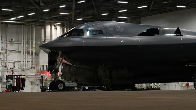 New images show B-2 Spirit bombers departing for Iran mission with ...