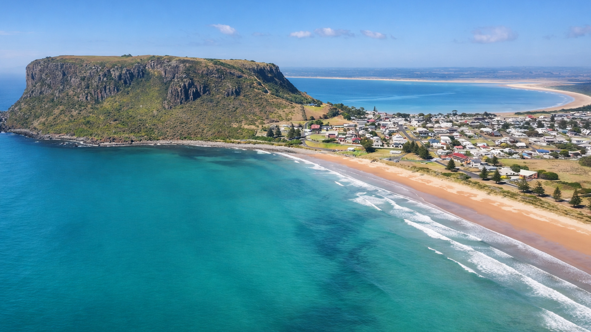Why build a town next to this cliff?
