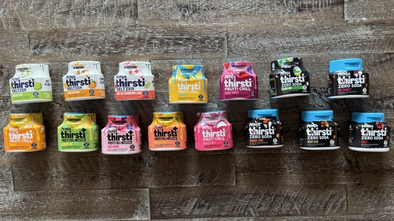 15 Ninja Thirsti flavored water drops, ranked