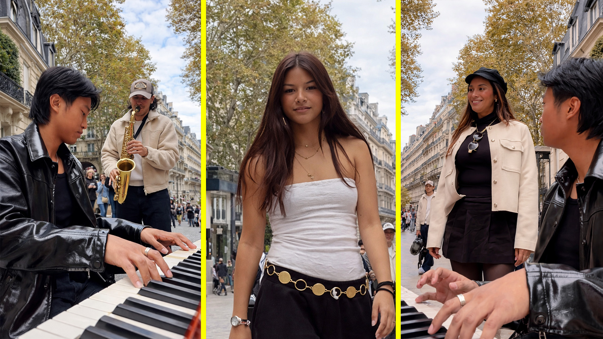 Her song request turned into a piano and sax moment