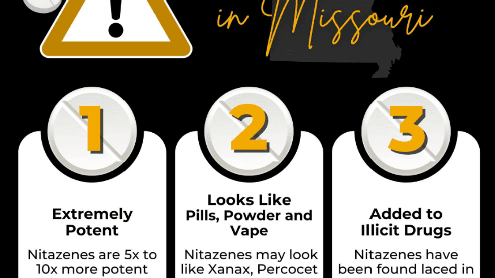 Missouri health officials warn nitazenes, potent synthetic opioids, are ...