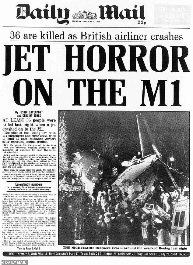 Survivor of one of UK's worst air disasters recalls moment flight ...
