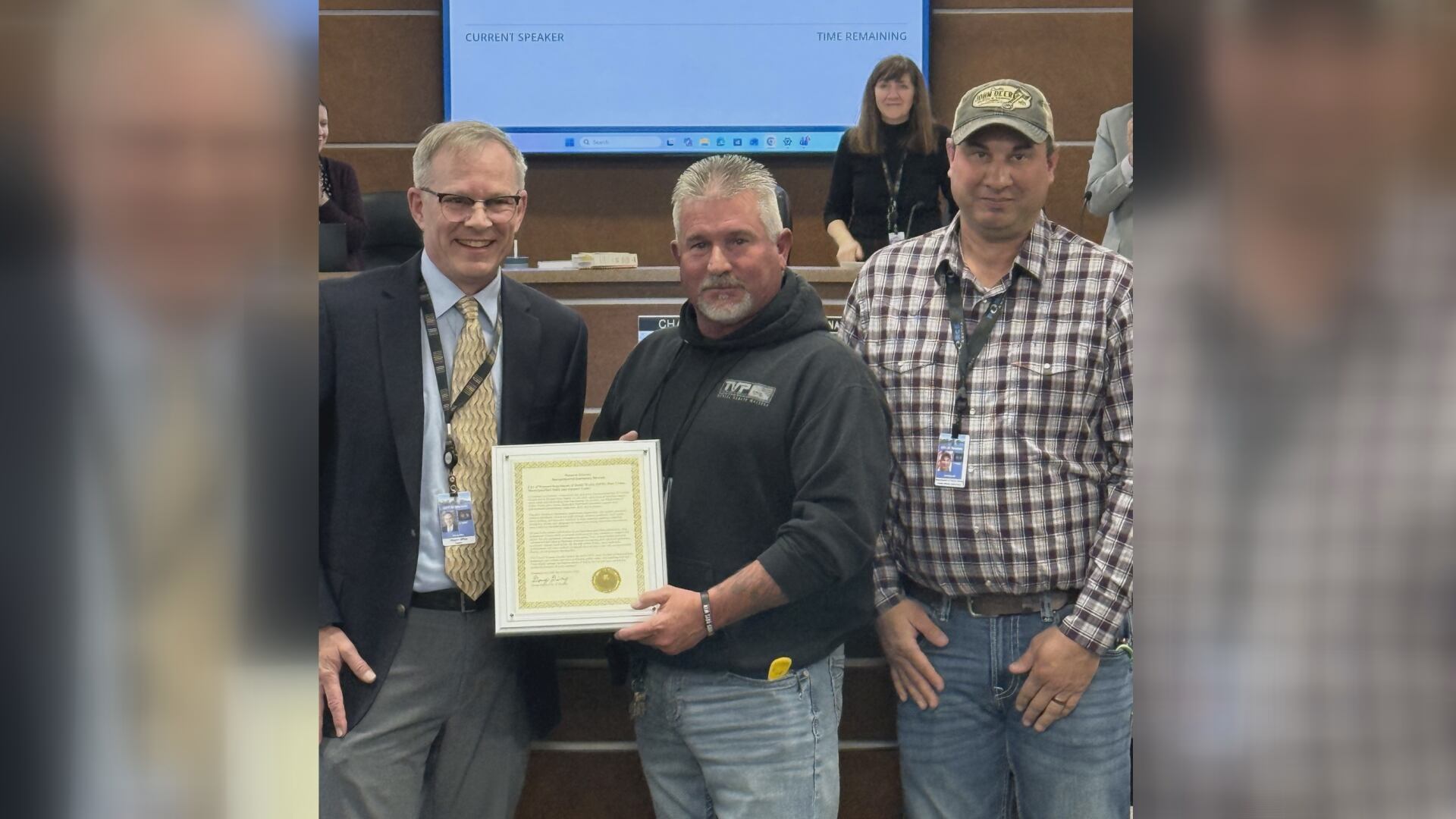 Wausau Public Works crews recognized for work during historic snowstorm