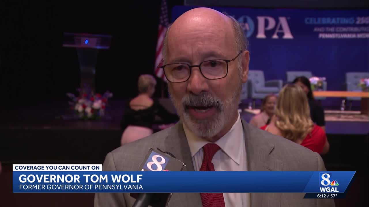 Former Gov. Tom Wolf weighs in on Pennsylvania retirement, current politics