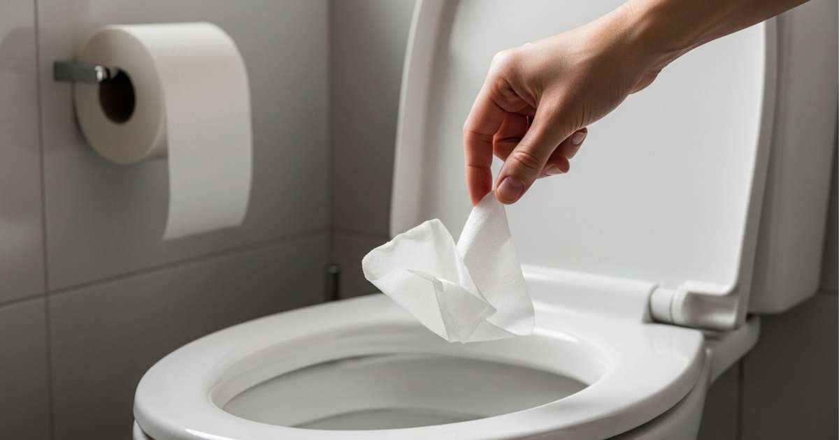Demorei muito para entender por que o papel higiênico não deve ser ...