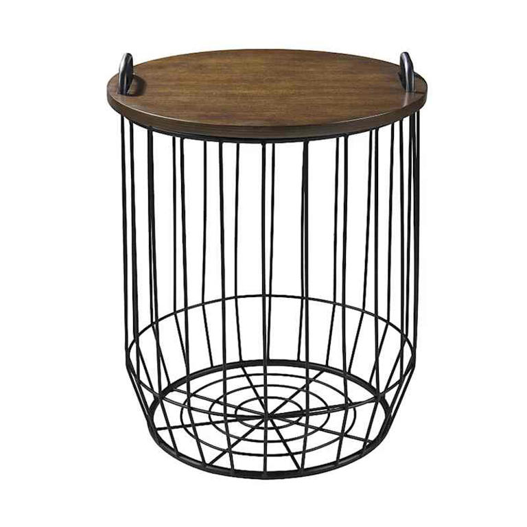 Kohl's is selling a cute basket storage end table