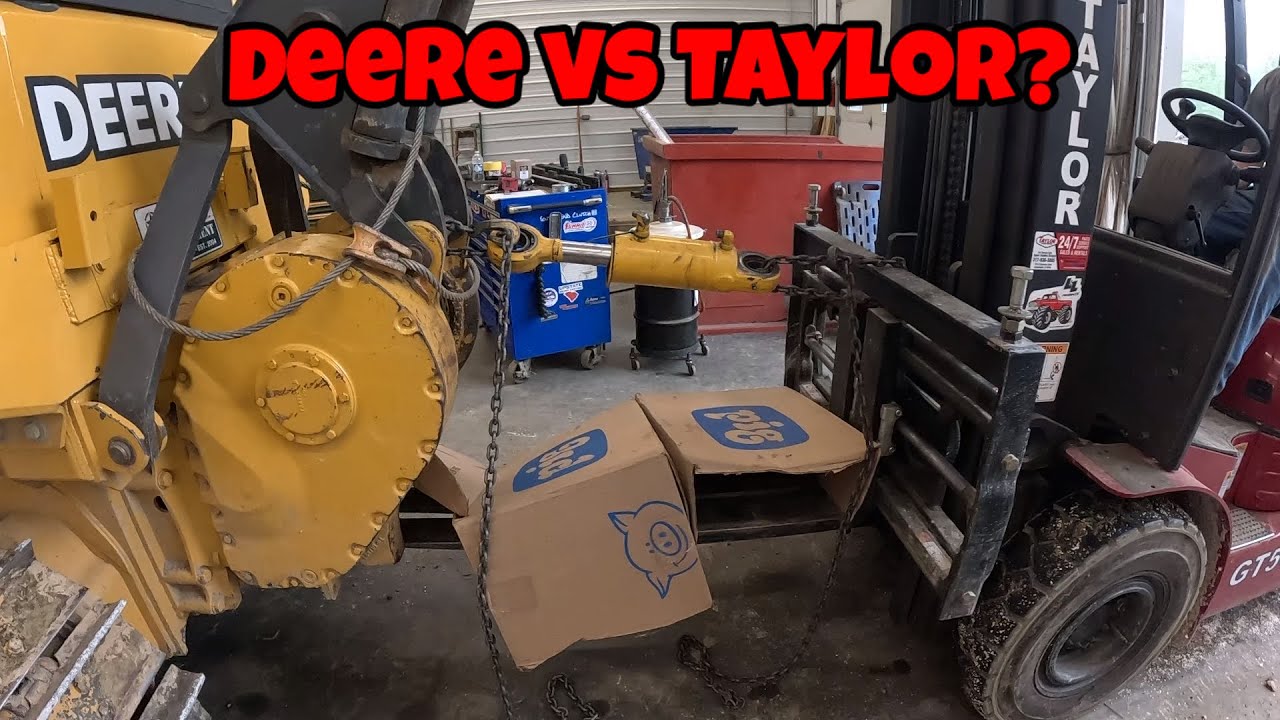 How I repaired my John Deere dozer's winch!