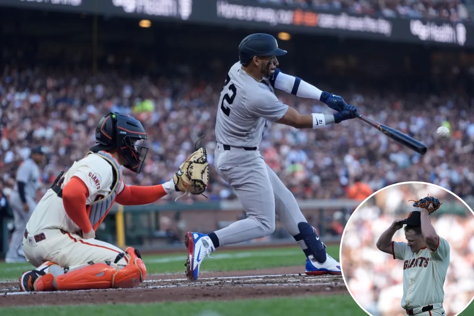 Yankees start season with second-inning explosion against Giants ace ...