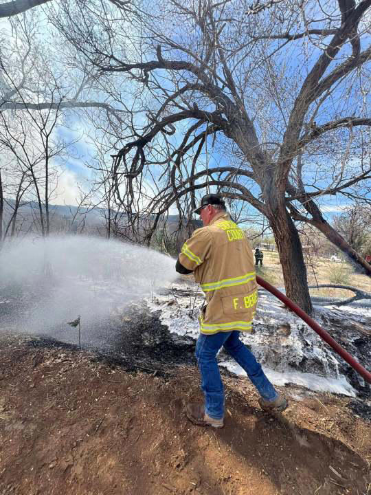 Fire destroys historic adobe church in San Acacia, New Mexico