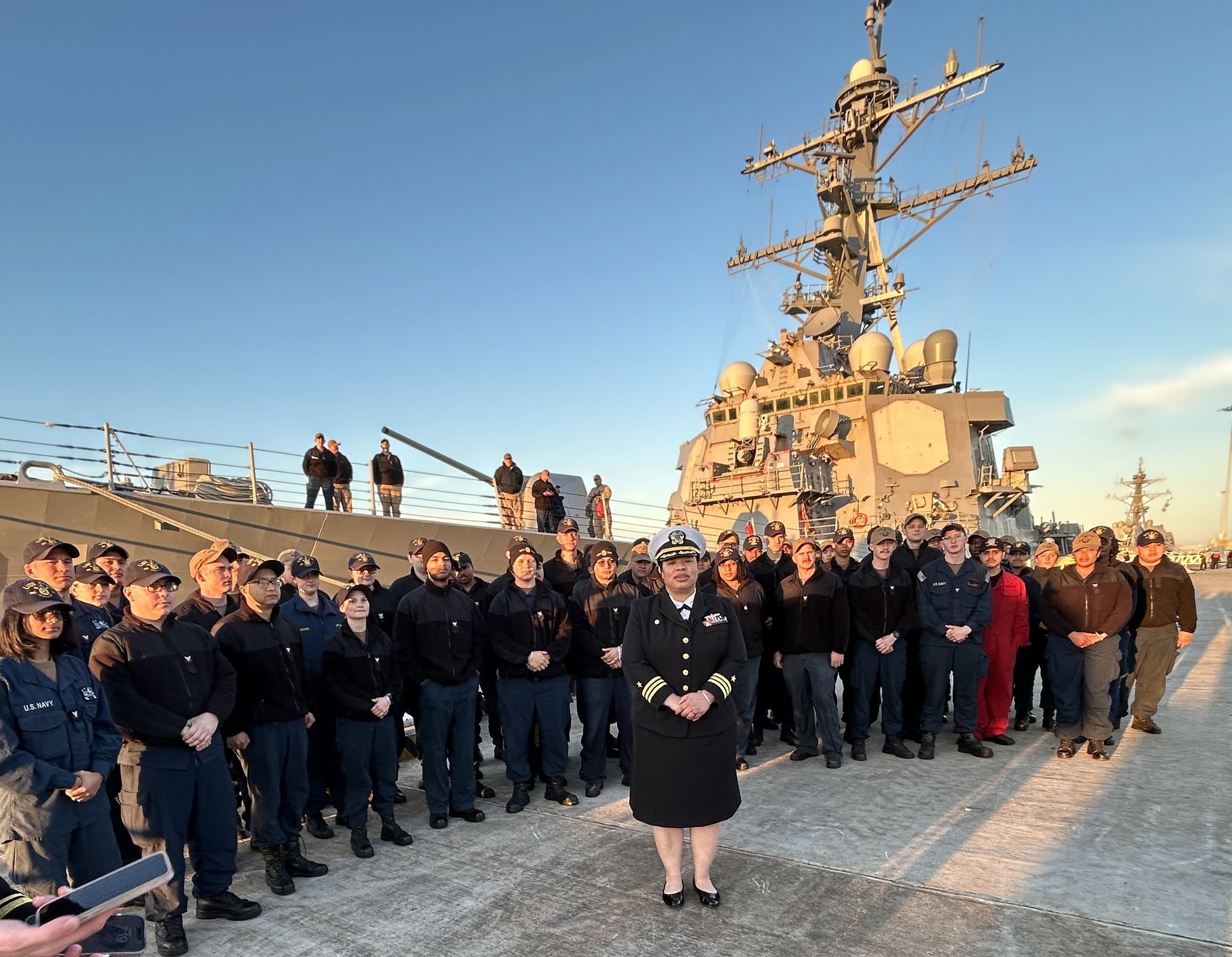 USS Ross departs Naval Station Norfolk