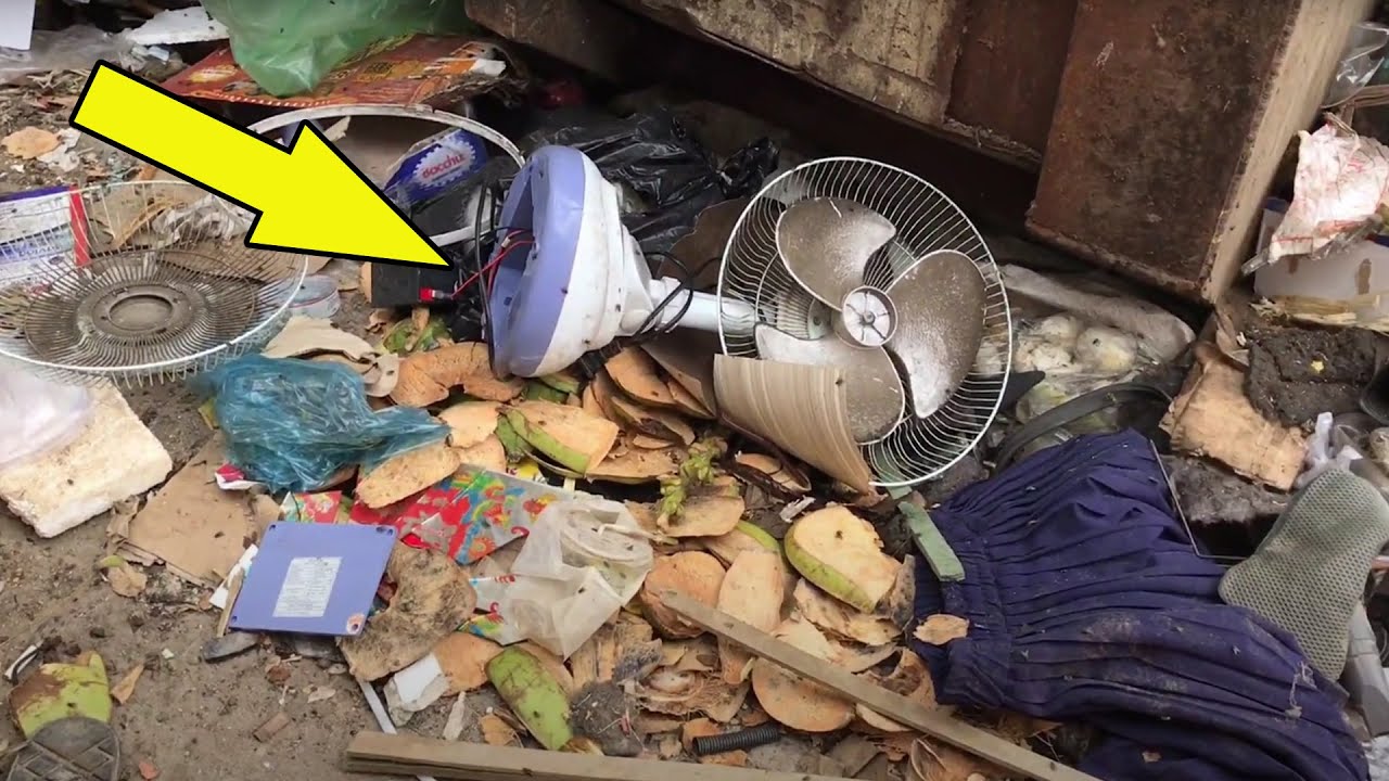Restoration Old fan from recycle .How restore broken old fan in recycle