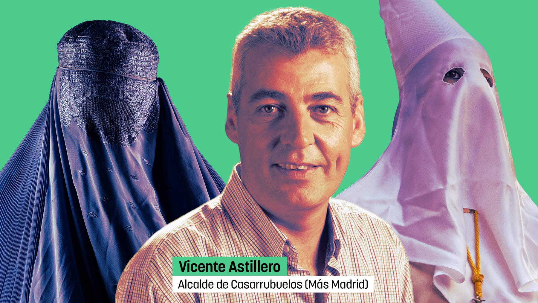 Más Madrid equipara las mujeres con burka a los nazarenos y mantillas ...