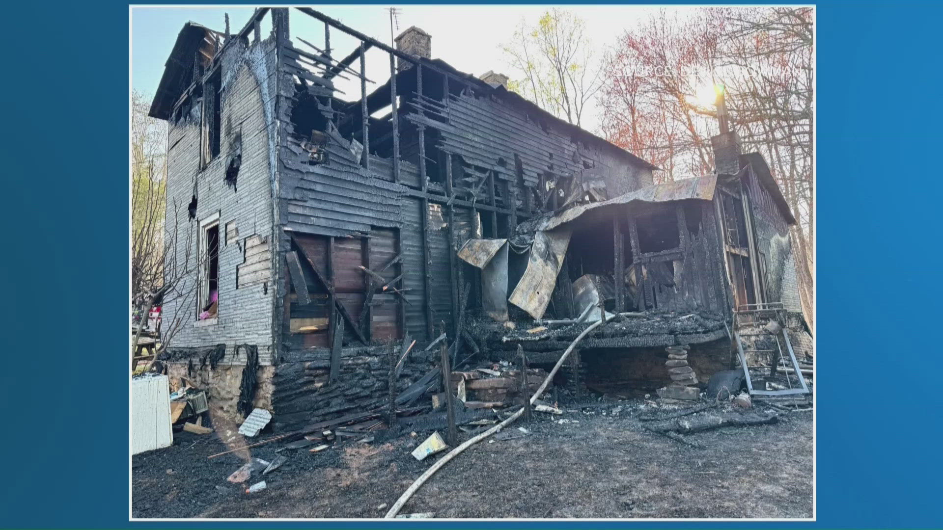 Prescribed fire in Stokes County destroys home