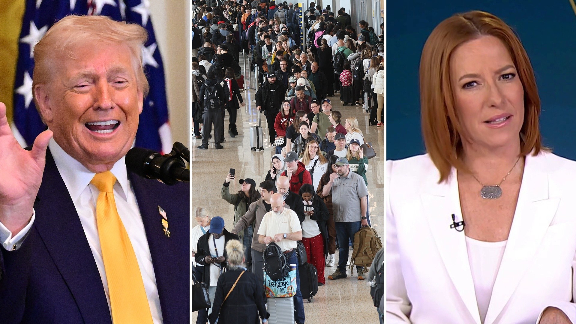 'The president said no deal': Trump forces long TSA lines over easy ...
