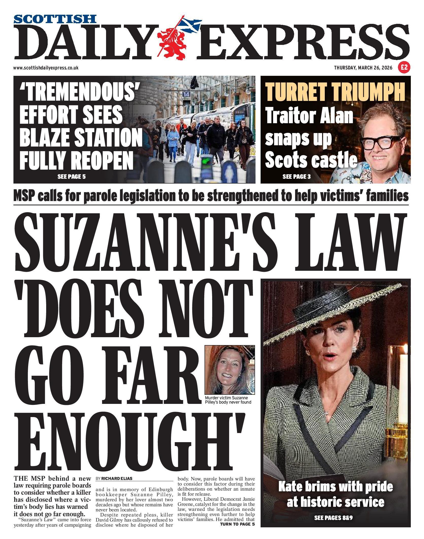 Scotland's papers: UK blocks turbine plan and police 'powerless ...
