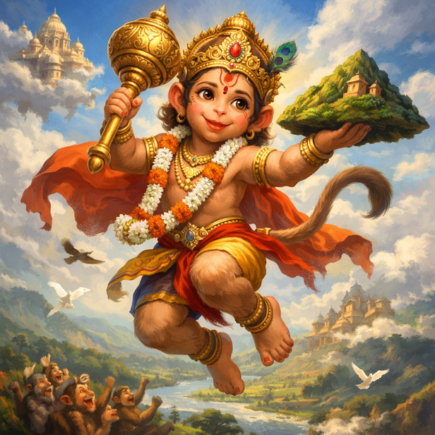 Why children who hear Hanuman stories sleep better at night
