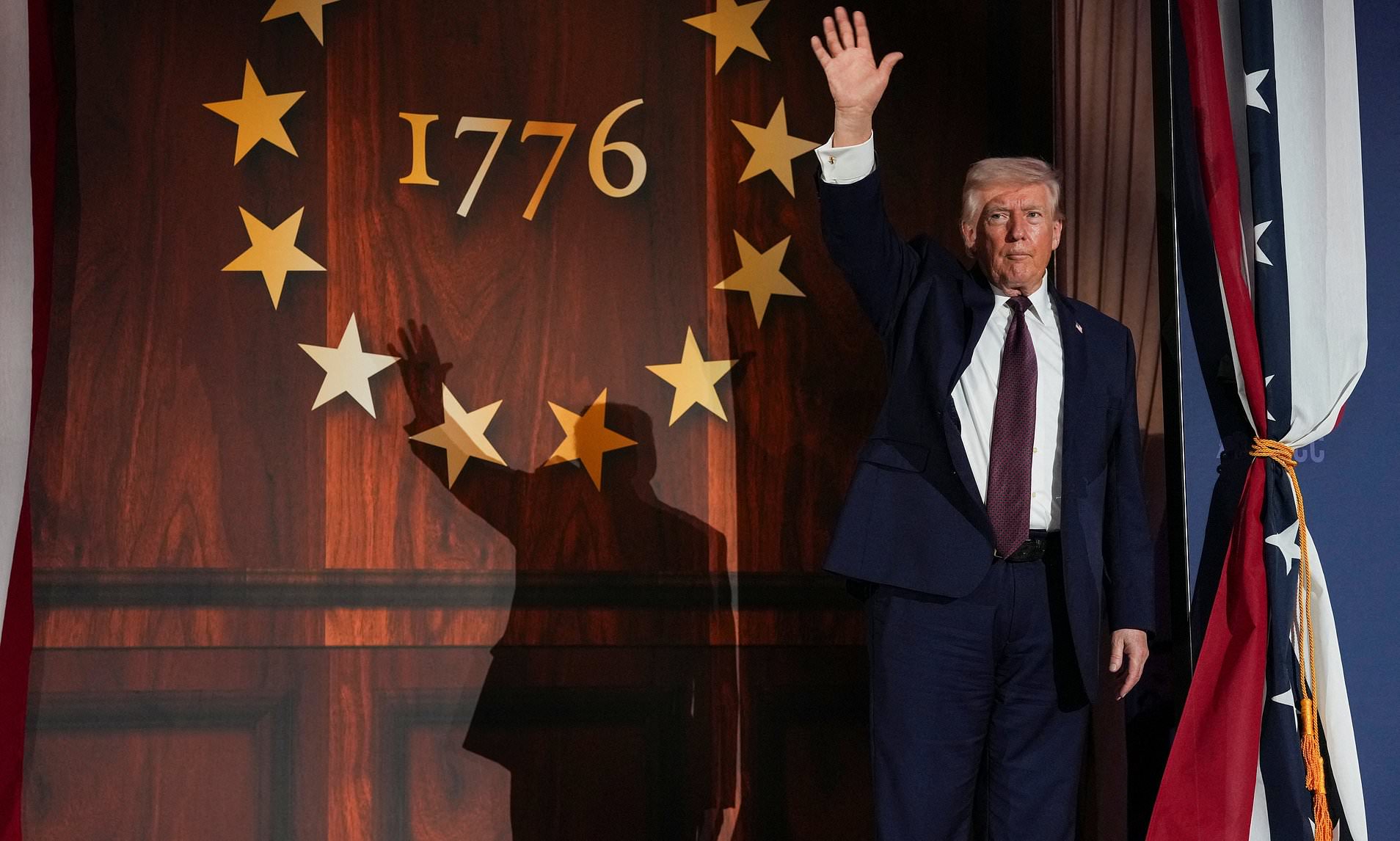 Trump blames Biden's open border policies for murder of 18-year-old ...