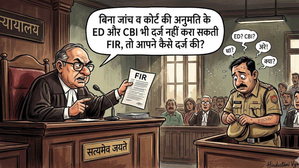 जज ने थानाप्रभारी से पूछा, 'बिना जांच और कोर्ट की अनुमति के ED-CBI भी ...