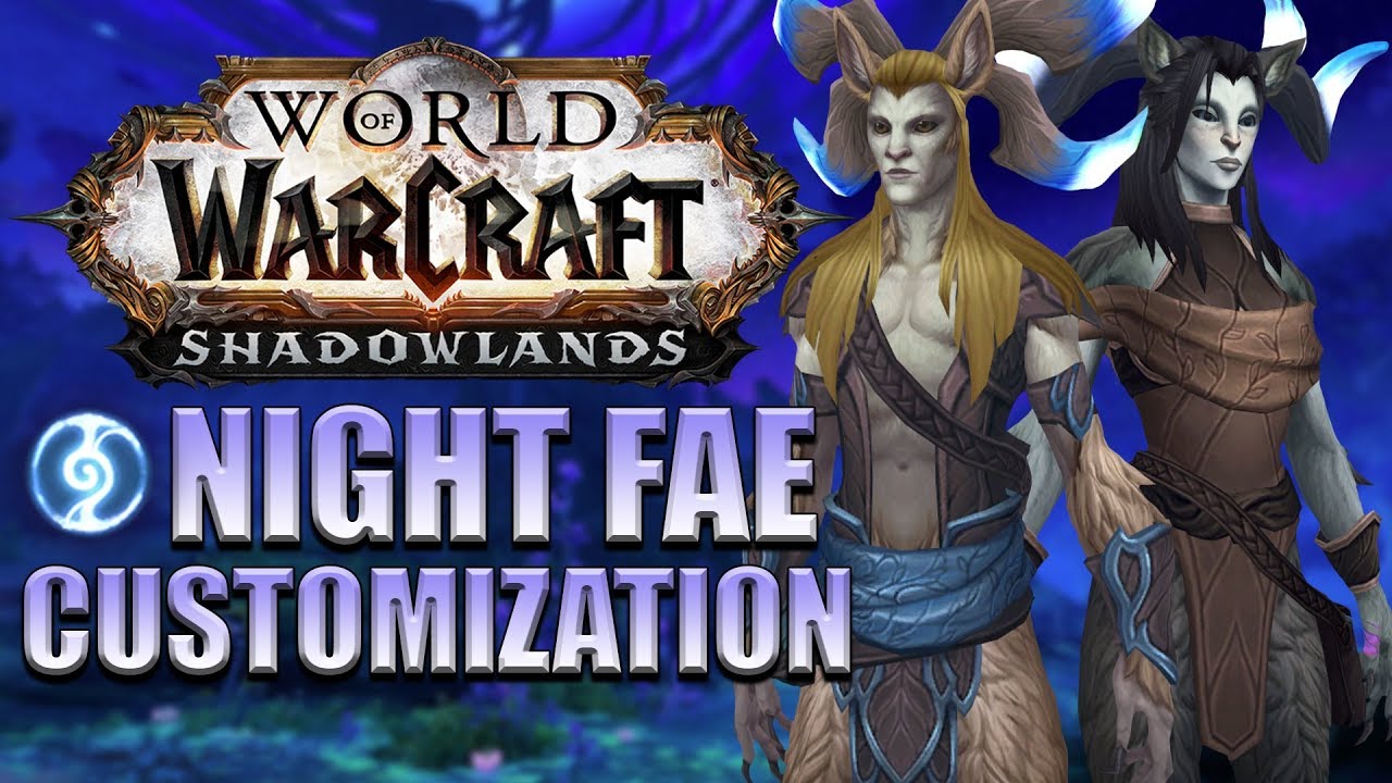 Night Fae (Sylvar) model customization options | Shadowlands alpha