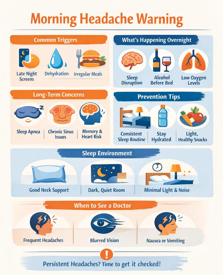 Waking up with a headache? Doctors explain the silent triggers and ...