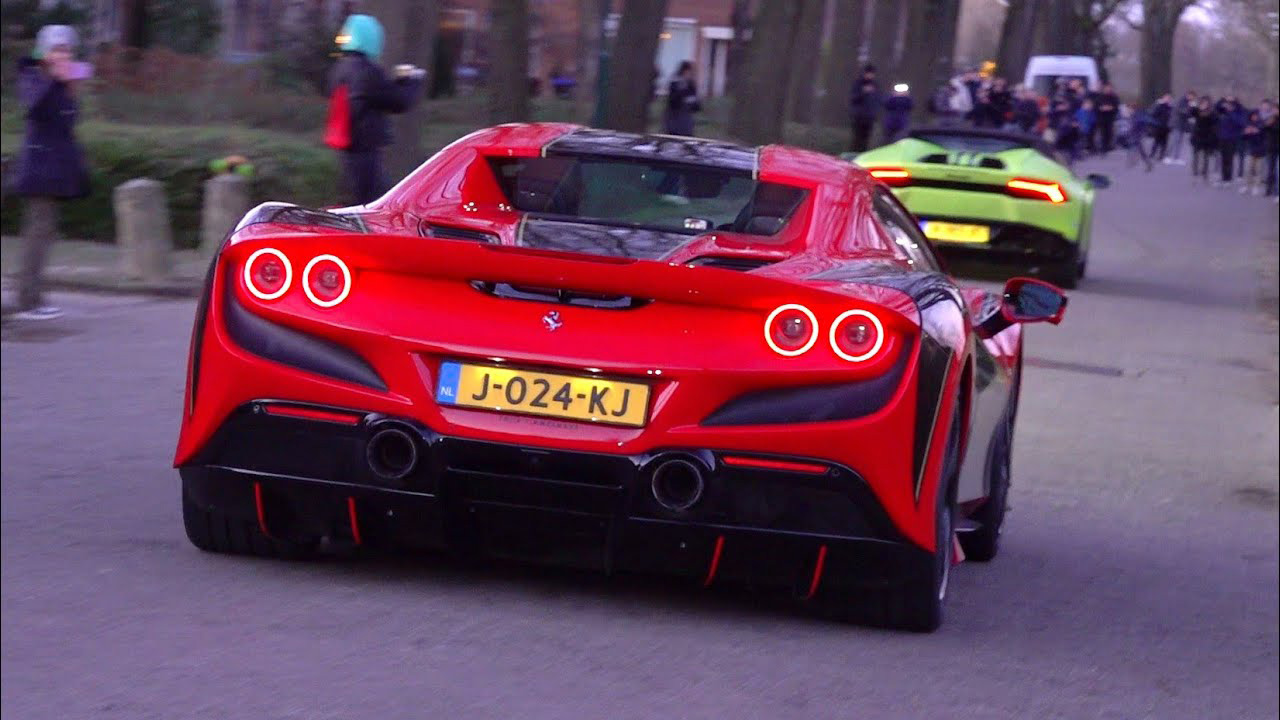 Ferrari SF90 Hybrid Power Fast Acceleration Street