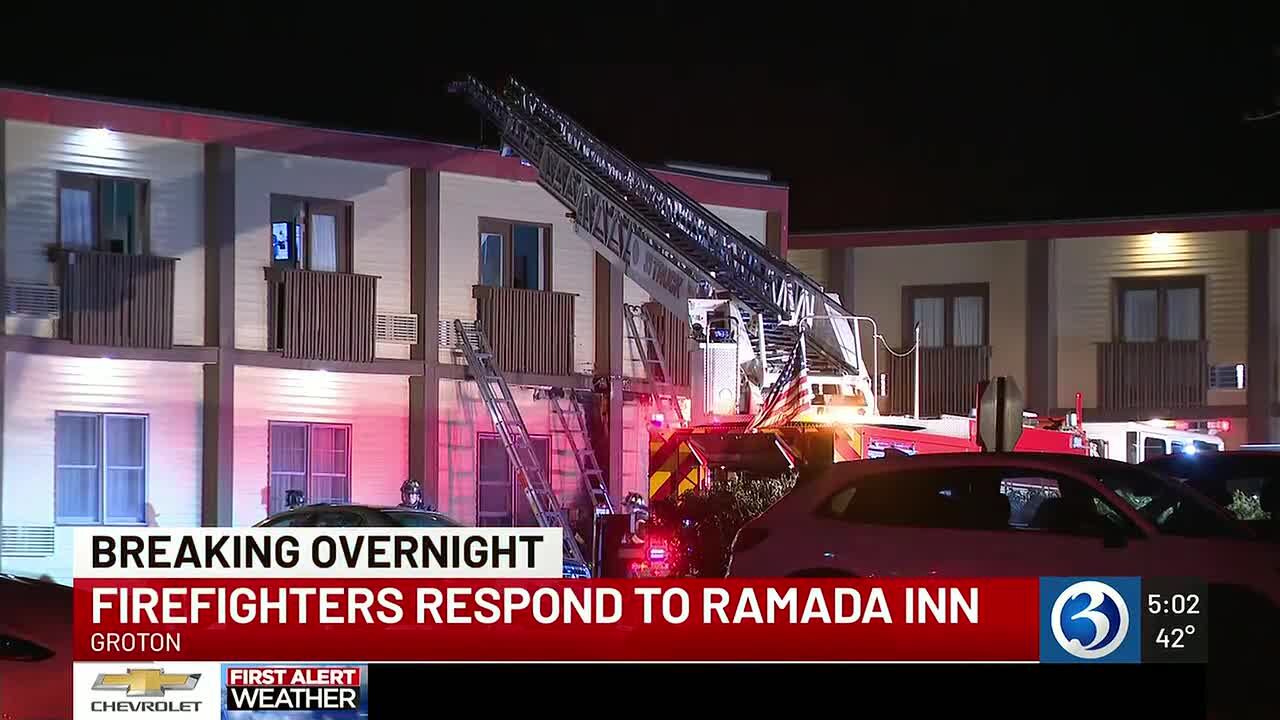 Basement fire at Ramada Inn in Groton forces evacuations
