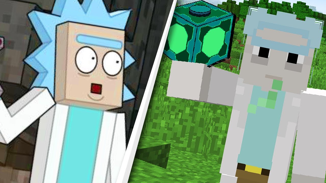 Rick and Morty in Minecraft
