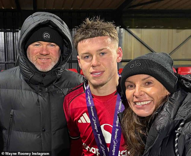 Wayne Rooney's son Kai, 16, reveals he's out for the rest of the season ...