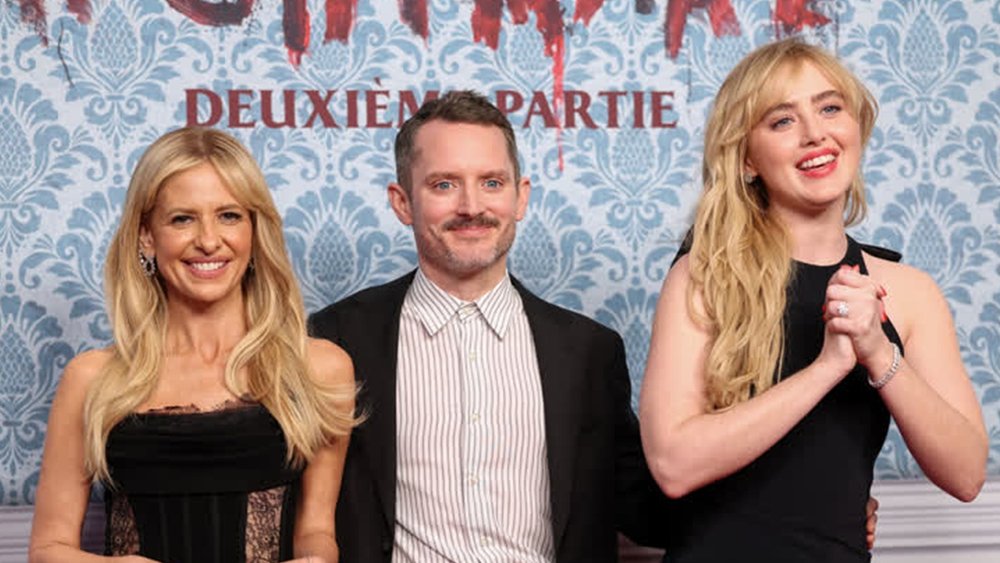 Nach Evakuierung: Sarah Michelle Gellar und Elijah Wood gut gelaunt