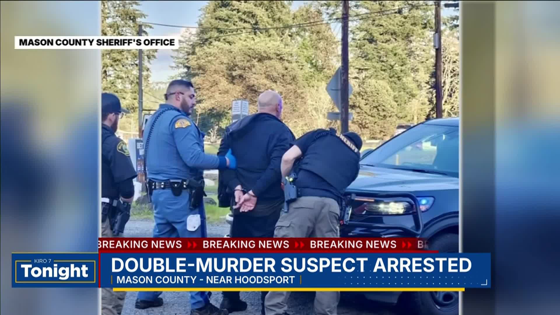 Mason County double homicide suspect in custody after manhunt