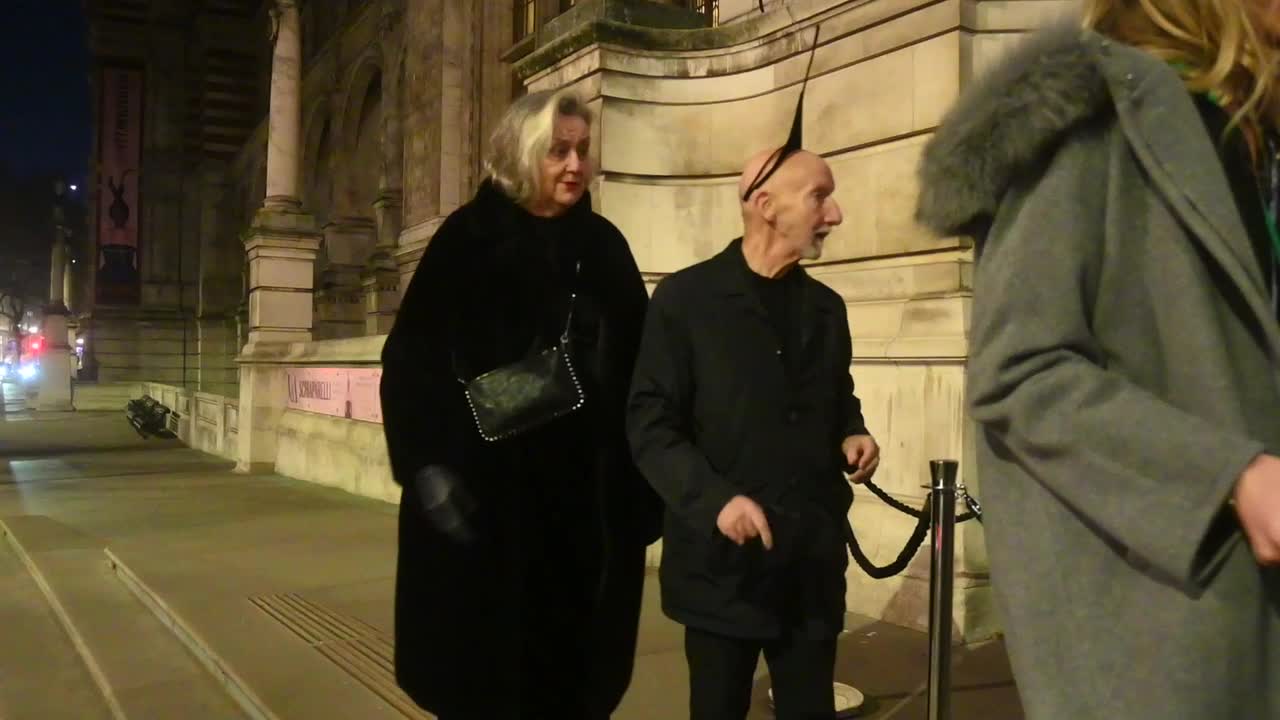 Stephen Jones arrives at the private view of the new Schiaparelli ...