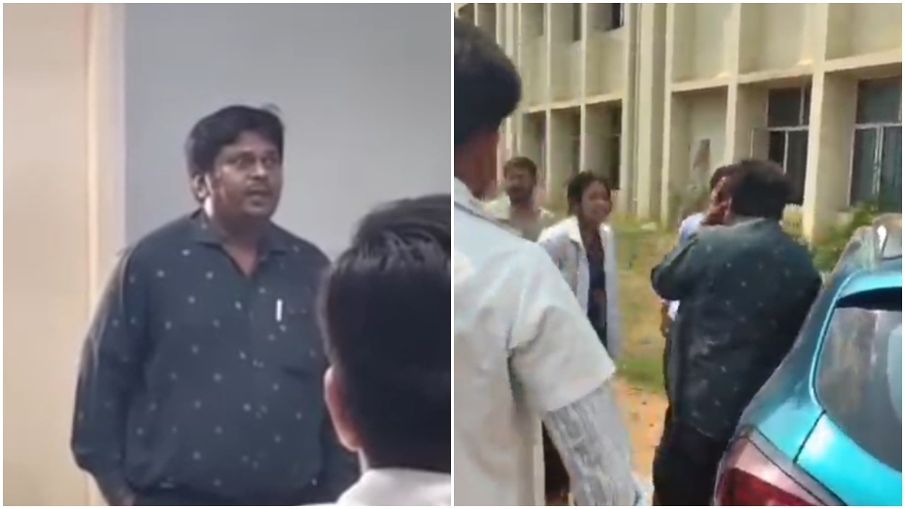 Video: Professor proposes to student inside classroom, she slaps him ...