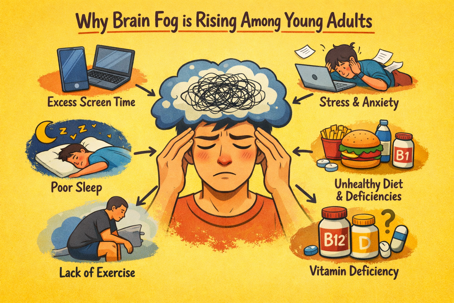 Why is brain fog rising majorly among young adults? Neurologists weigh ...