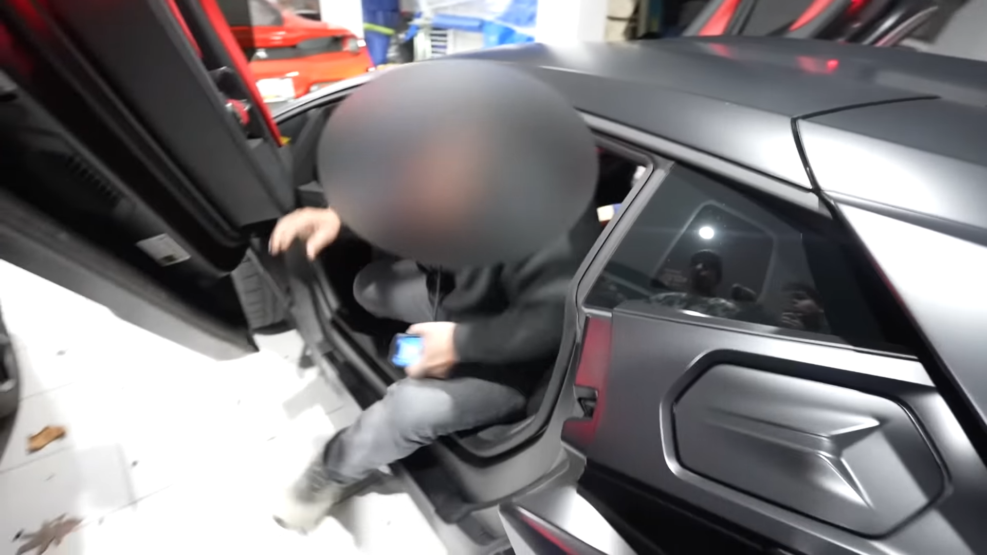 They Were Shocked To Find A Stranger In The Super Car Then The