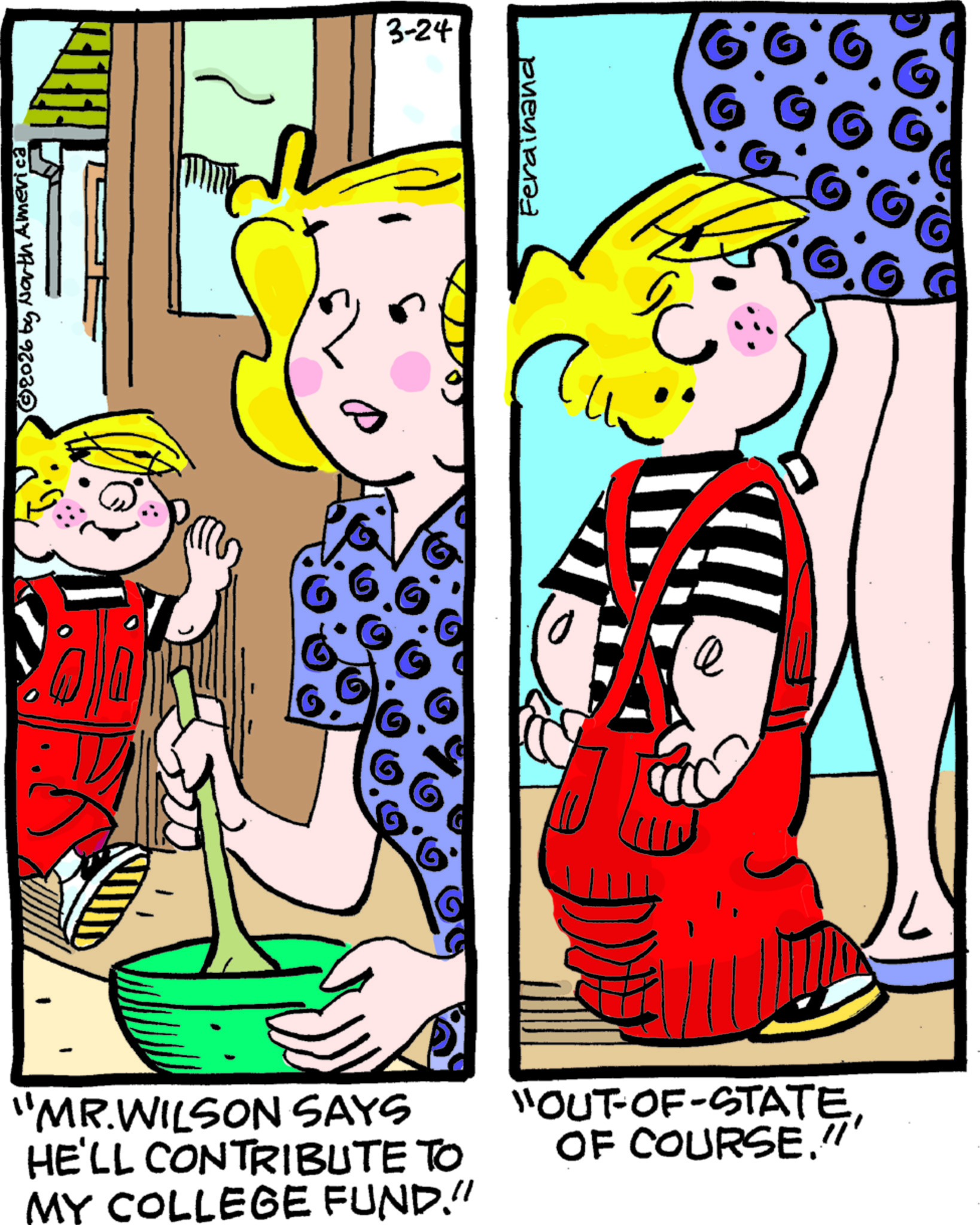 Dennis the Menace by H Ketcham, M Hamilton & R Ferdinand