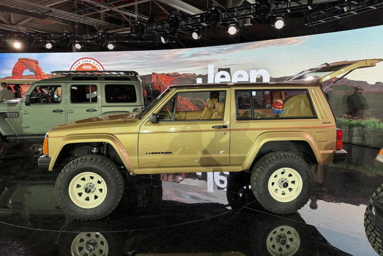 Jeep reveals six wild concepts with retro Cherokee and V8 Wrangler