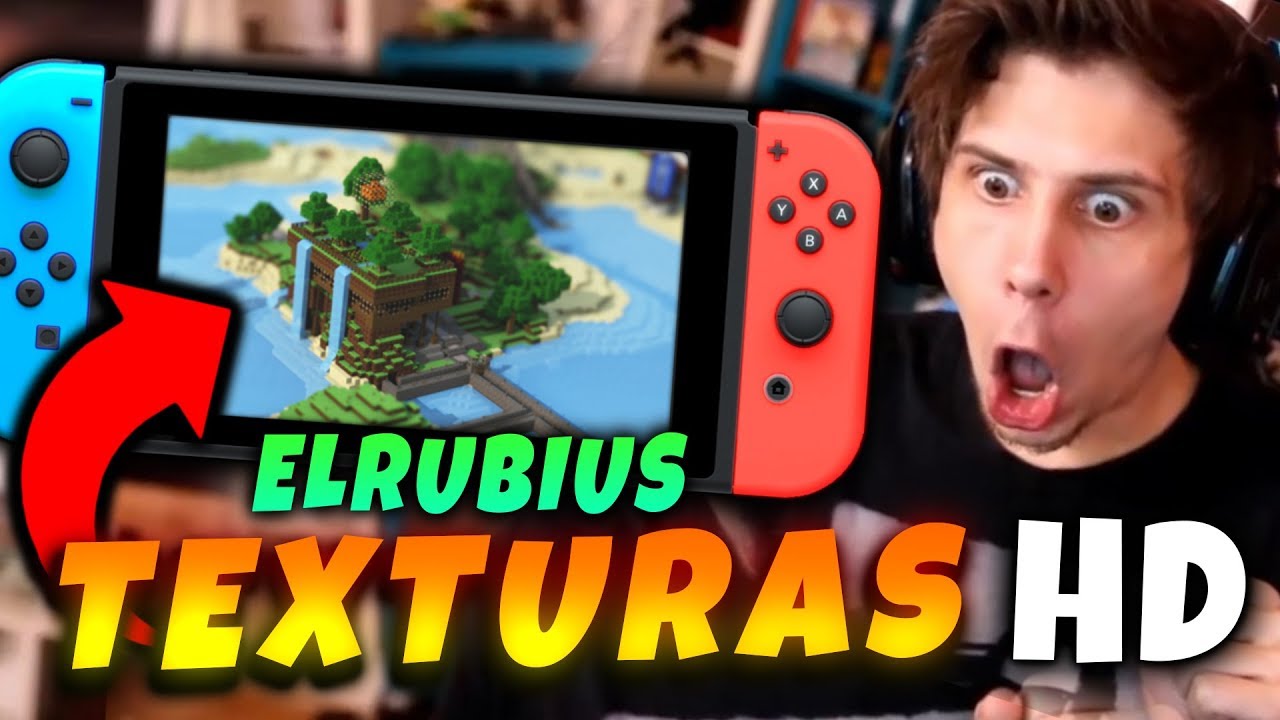 El pack de texturas del Rubius en tu Minecraft de Nintendo Switch