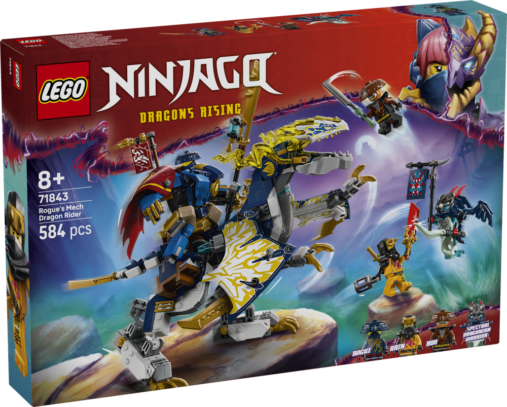 Passatempo Páscoa 2026: LEGO® NINJAGO® Mech piloto de dragões do Rogue ...