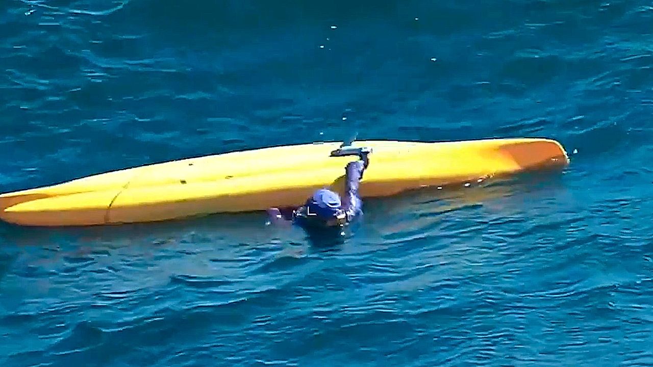 Fisherman stranded off coast of Japan in kayak airlifted to safety